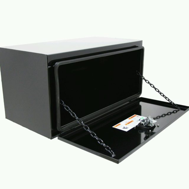 Diamond Plate Vertical Battery Box - APU Center