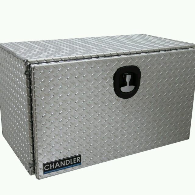 Diamond Plate Vertical Battery Box - APU Center