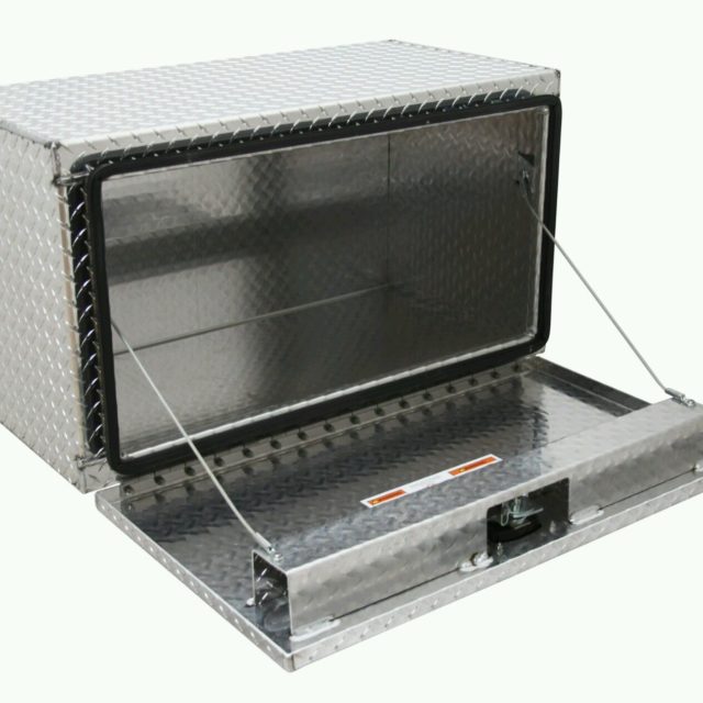 Diamond Plate Vertical Battery Box - APU Center